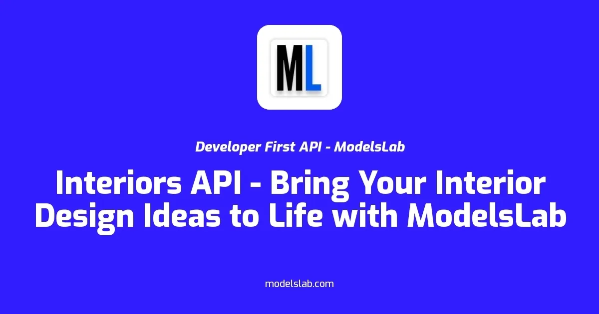 Interior API - Generate Stunning Interior Design Visuals with AI