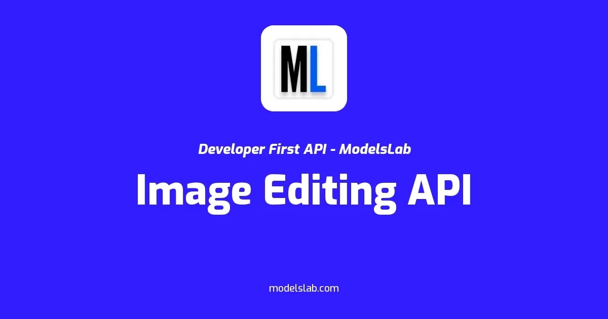 AI Image Editing API - Background Removal, Upscaling & More